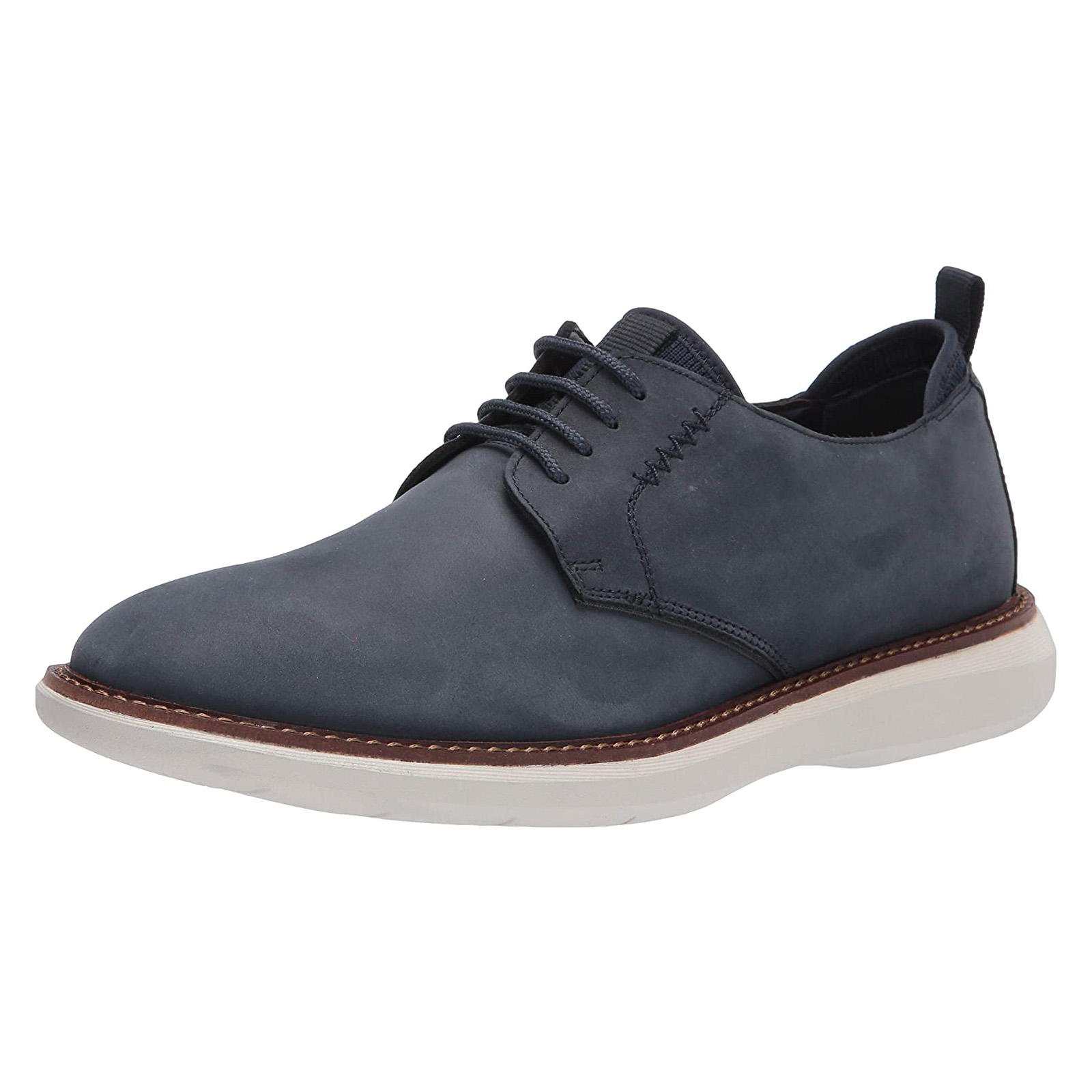 【标准】【男款】Clarks Brantin Low休闲鞋 Navy Nubuck 26155733 - 全民海淘 纵有等待,终究值得