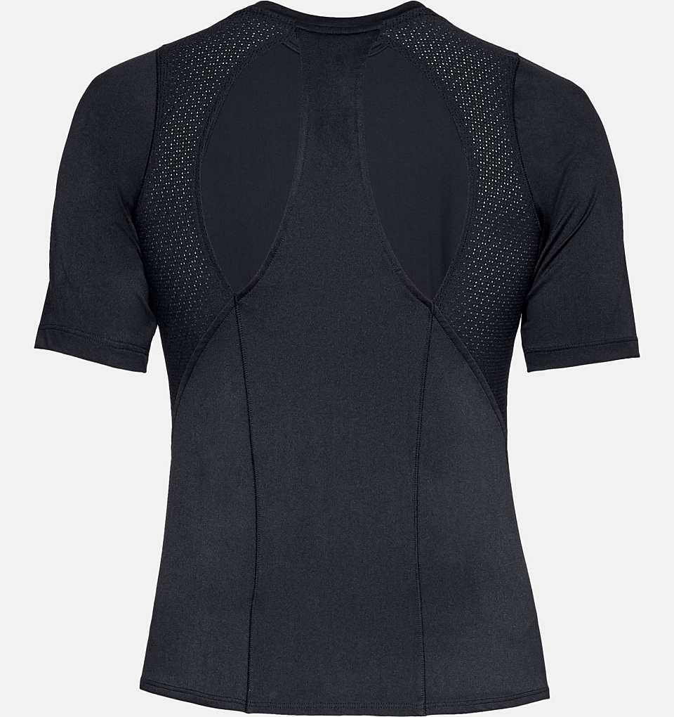 【女款】UA 上衣 Perpetual Short Sleeve 1305482-002 Black / Black - 全民海淘 纵有等待,终究值得