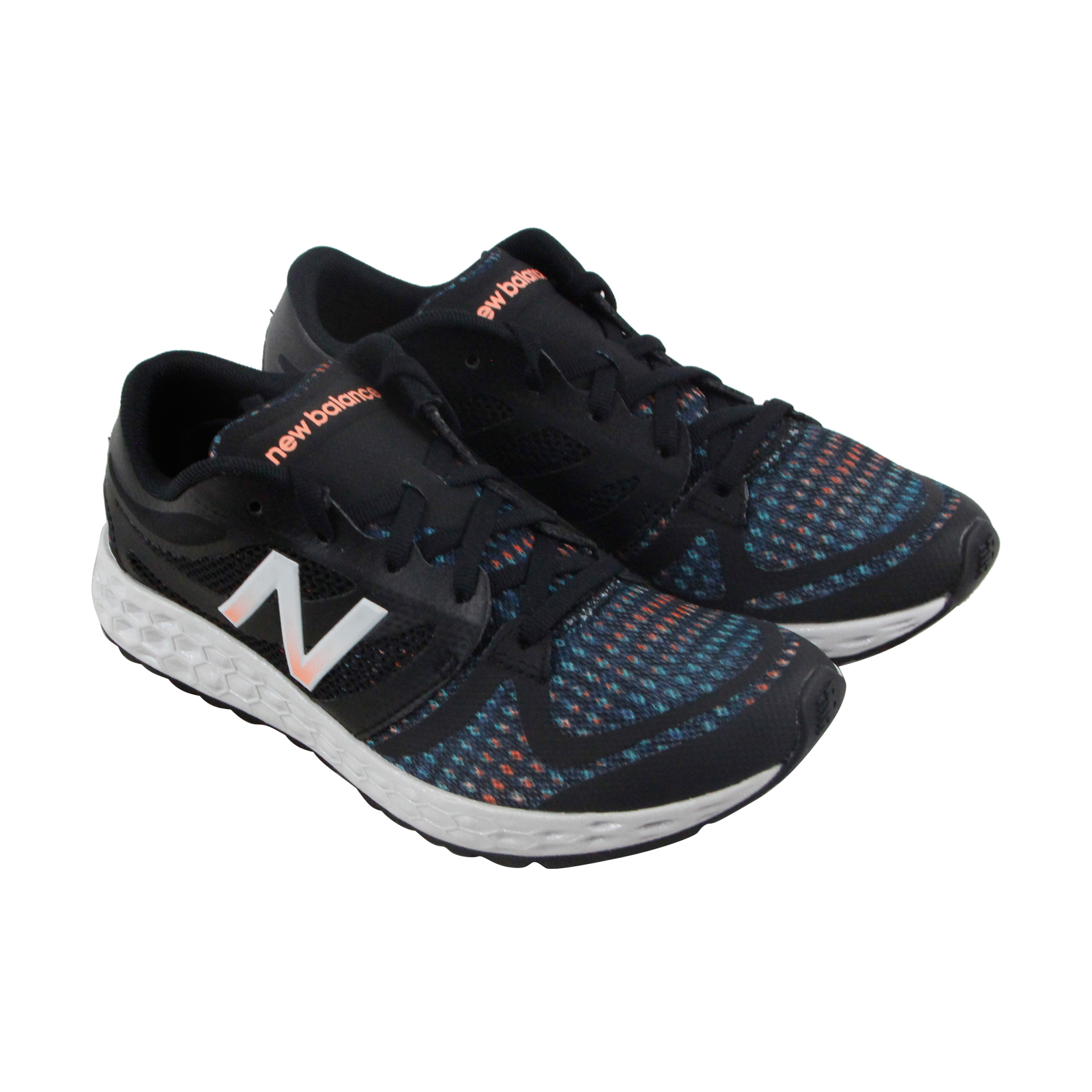 【宽版】【女款】New Balance Trail Womens Black Textile Athletic Lace Up 跑鞋 ...